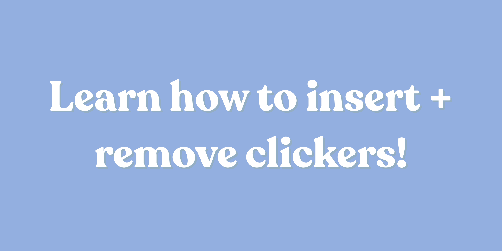 Learn how to insert and remove clickers! - Buddha Jewelry