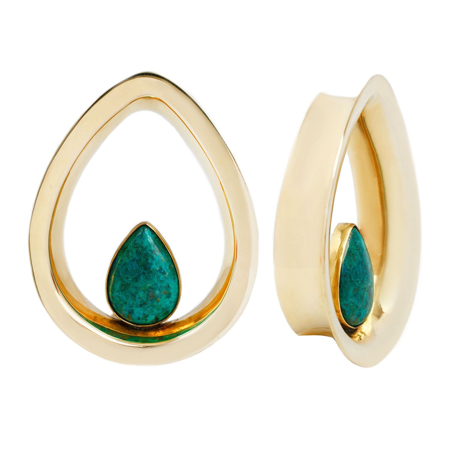 Fine Metal Plugs with Gemstones! - Buddha Jewelry