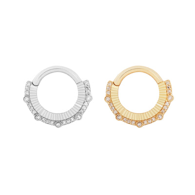 Gold Clickers for Body Piercings | Adorn your daith, septum and helix ...