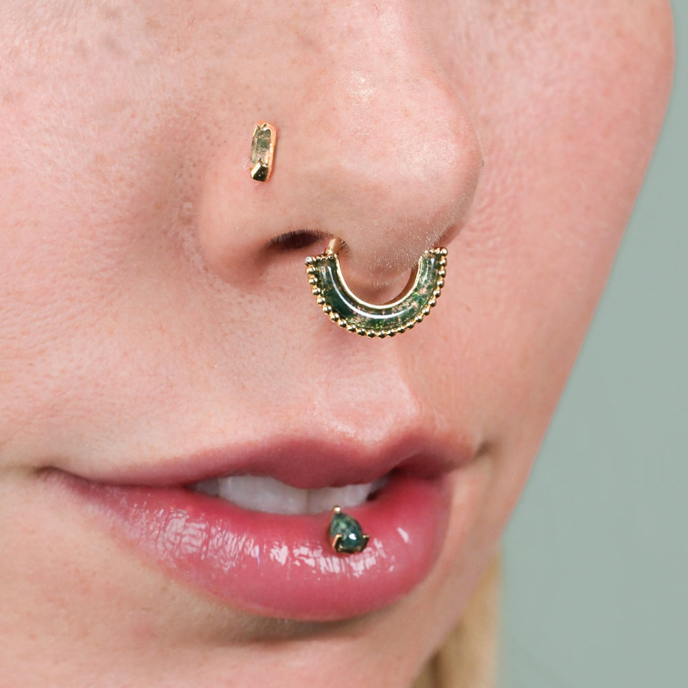 Gold Clickers for Body Piercings | Adorn your daith, septum and helix ...