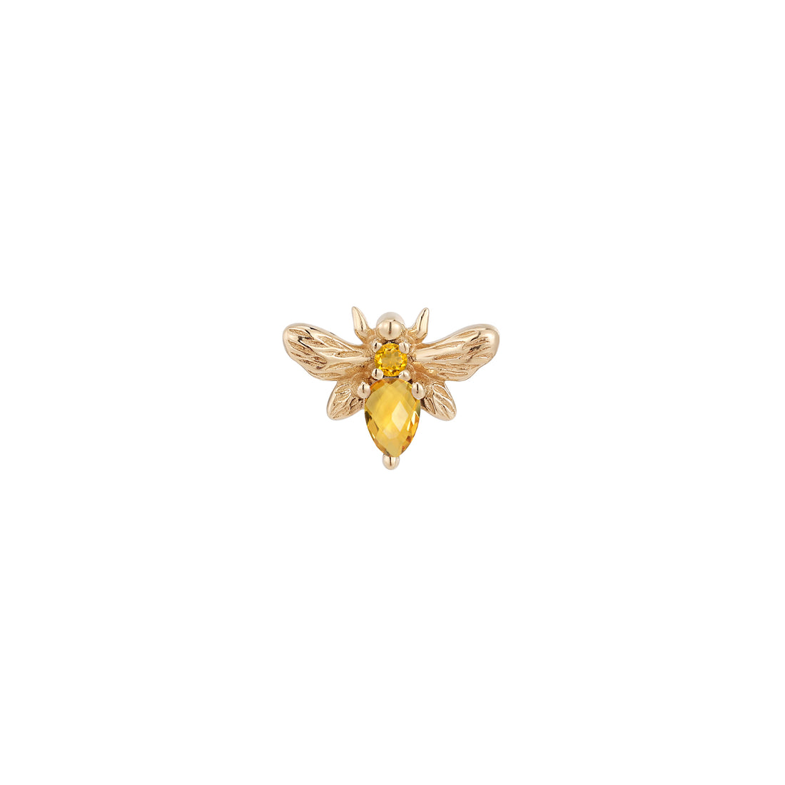 Bee Chic - Citrine - Threadless End – Buddha Jewelry