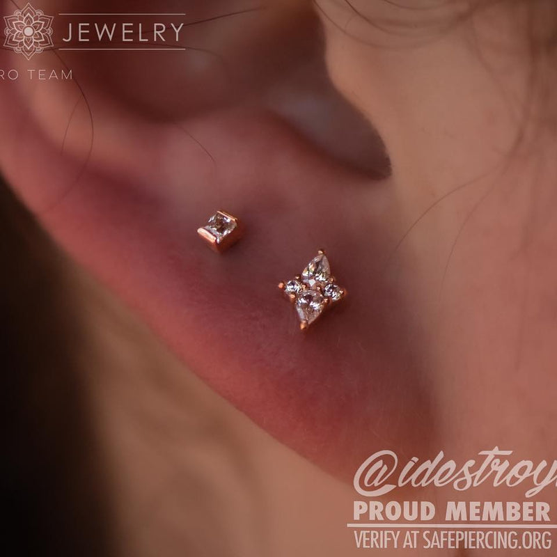 Ethereal - Threadless End - Body Jewelry - Buddha Jewelry