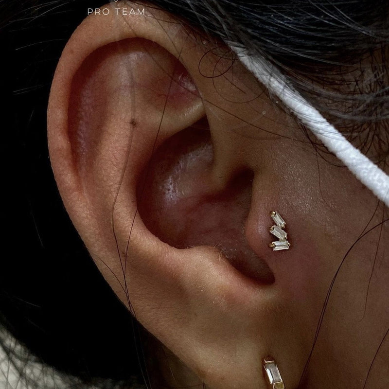 Gold Jewelry for Conch Piercings by Buddha Jewelry