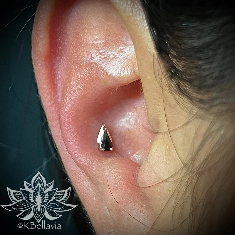 Gold Jewelry for Conch Piercings by Buddha Jewelry