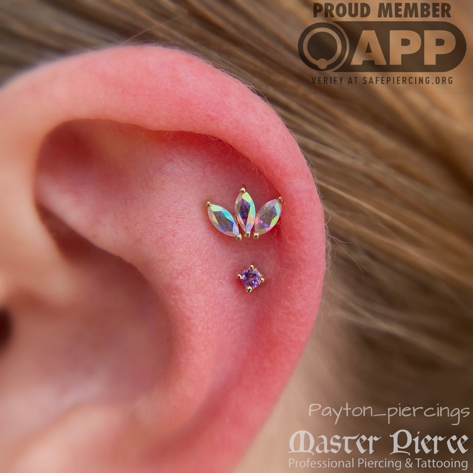 Solid 14k Gold Birthstone Prongs | Ethically sourced genuine gemstones ...