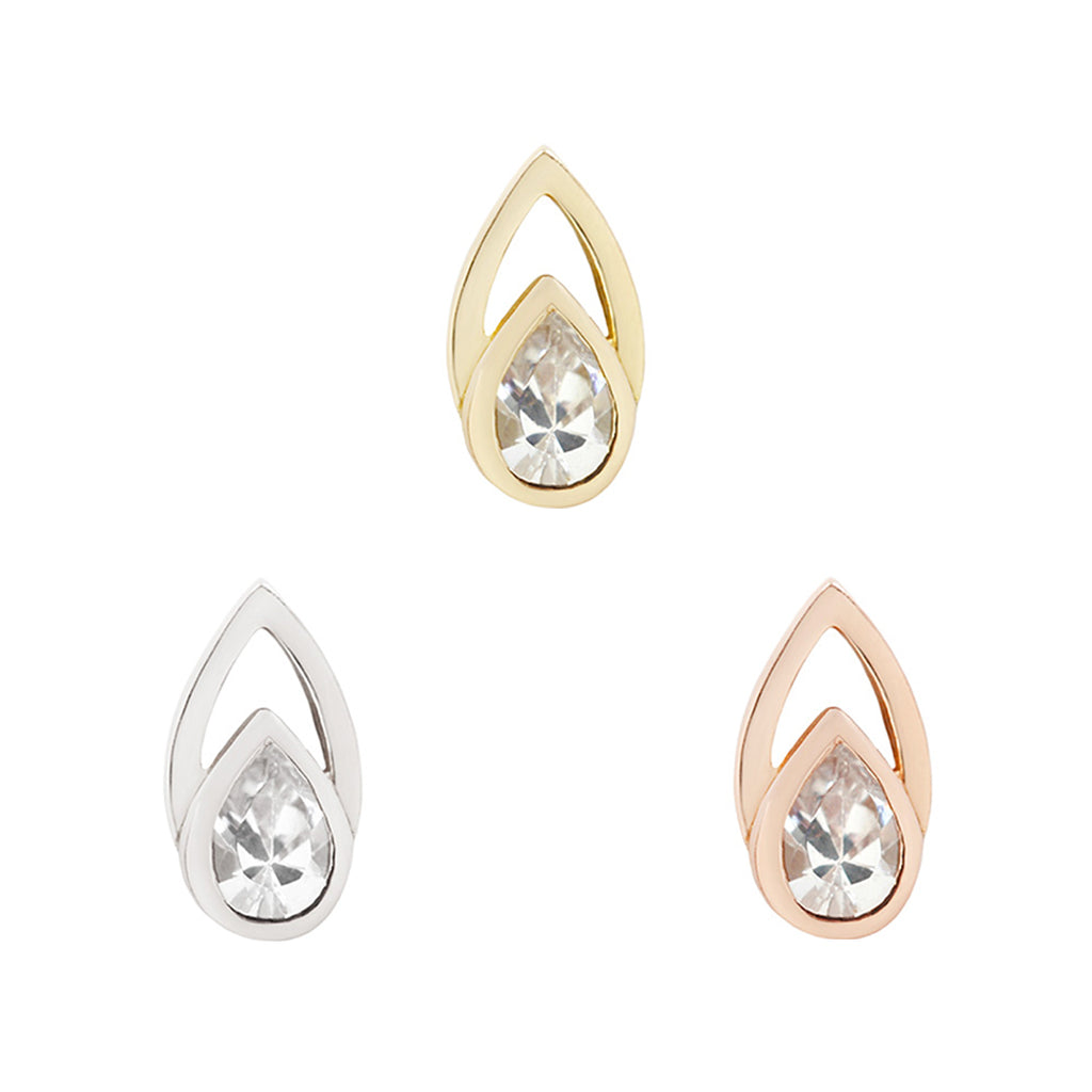 Echo - Threadless End for Piercings – Buddha Jewelry