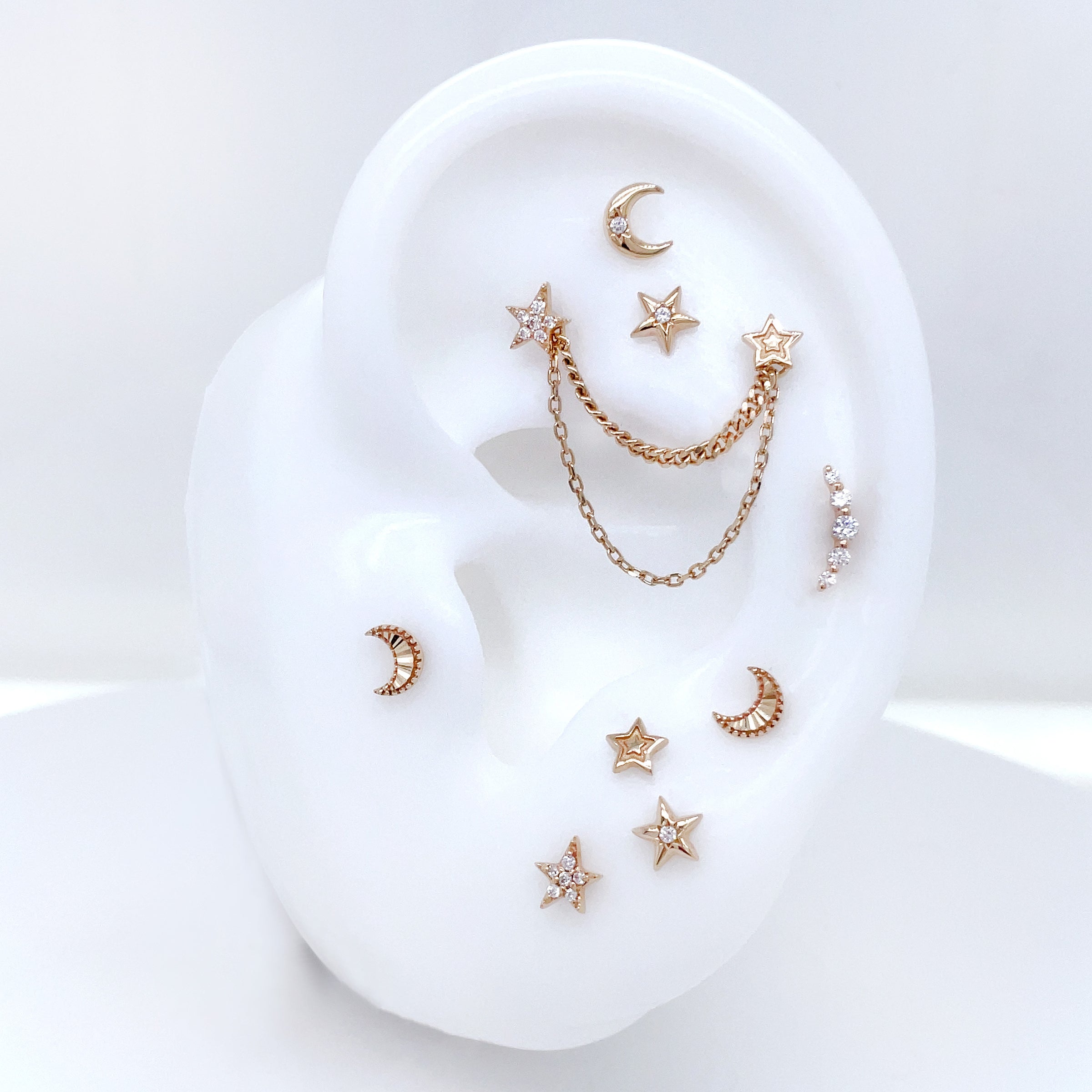 Diamond Cut + Side Chain - Buddha Jewelry